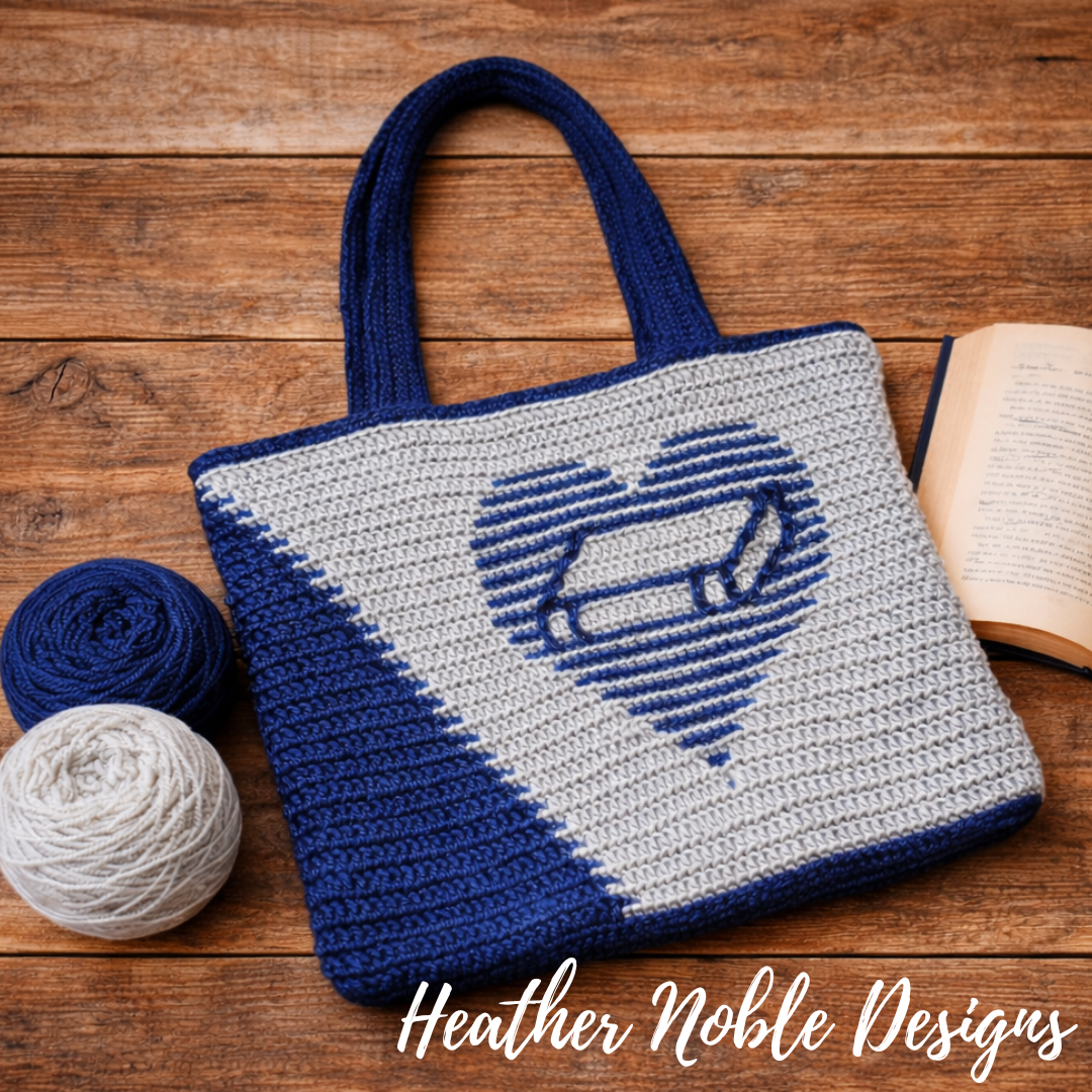 Book Love Tote: A Mosaic Crochet Tote Pattern for Readers, Teachers ...
